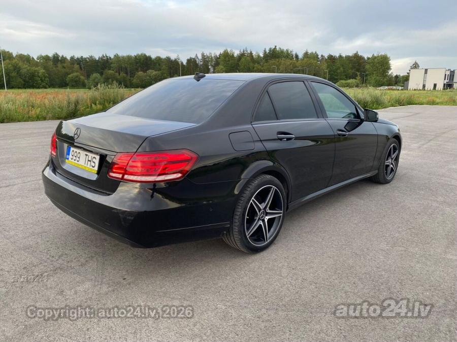 Black Mercedes-Benz E-Class 2015 in Tallinn, with an engine capacity of 2.10 L and mileage of 172 thousand km for 8500 €, photo 6 on AUTOMOTO.COM.LV