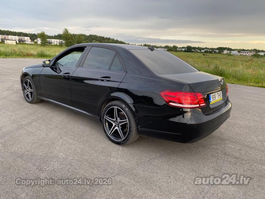 Black Mercedes-Benz E-Class 2015 in Tallinn, with an engine capacity of 2.10 L and mileage of 172 thousand km for 8500 €, photo 8 on AUTOMOTO.COM.LV