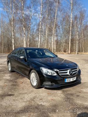 Black Mercedes-Benz E-Class 2015 in Parnu, with an engine capacity of 2.10 L and mileage of 439 thousand km for 7500 €, photo 3 on AUTOMOTO.COM.LV