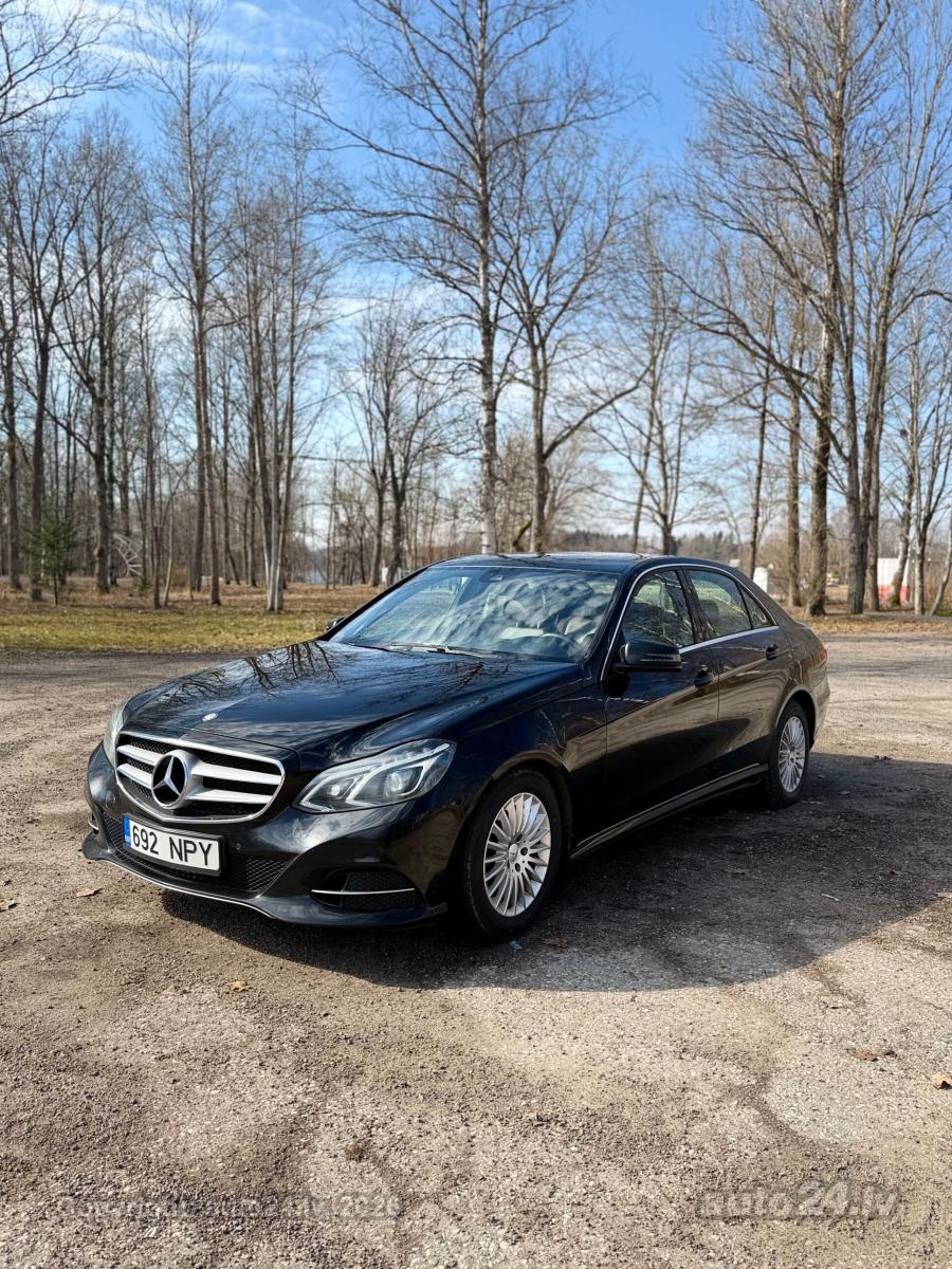 Black Mercedes-Benz E-Class 2015 in Parnu, with an engine capacity of 2.10 L and mileage of 439 thousand km for 7500 €, photo 7 on AUTOMOTO.COM.LV