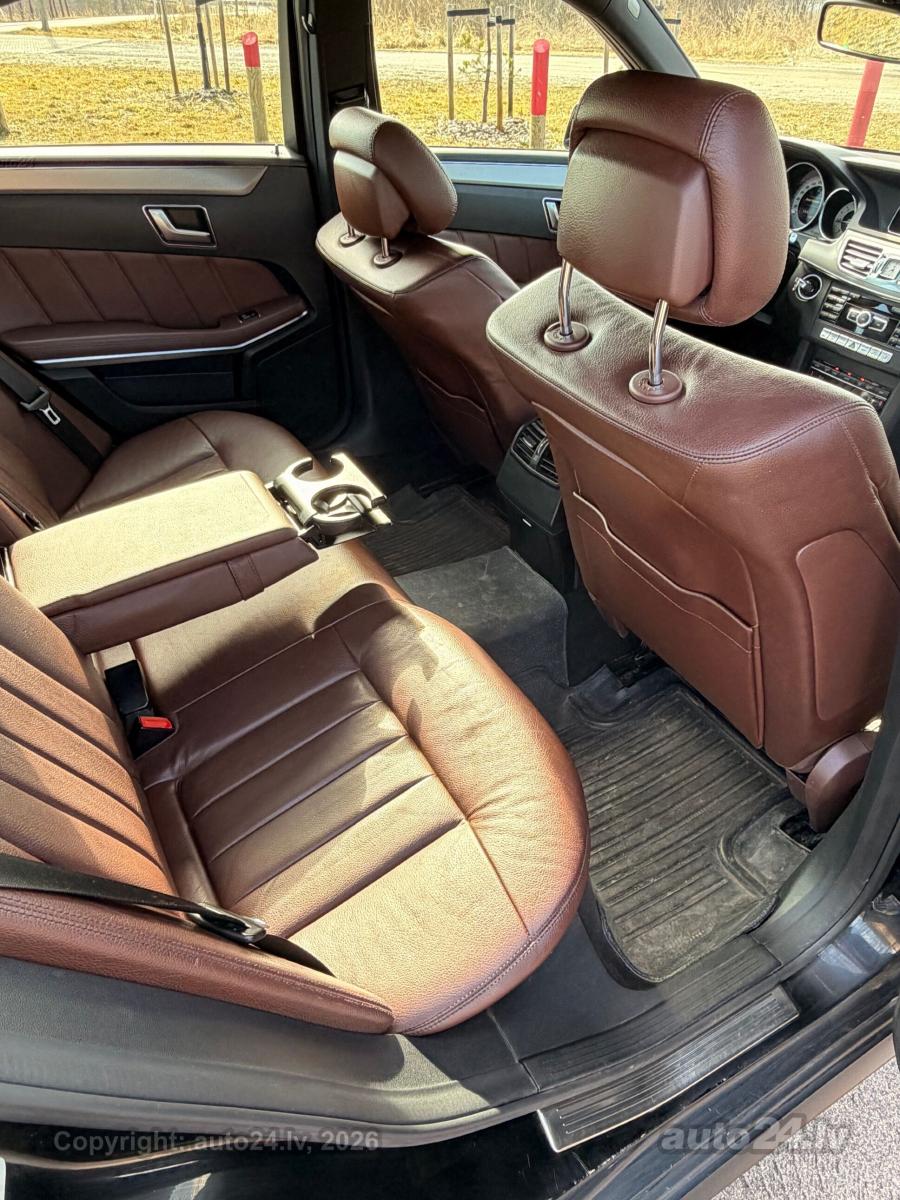 Black Mercedes-Benz E-Class 2015 in Parnu, with an engine capacity of 2.10 L and mileage of 439 thousand km for 7500 €, photo 10 on AUTOMOTO.COM.LV