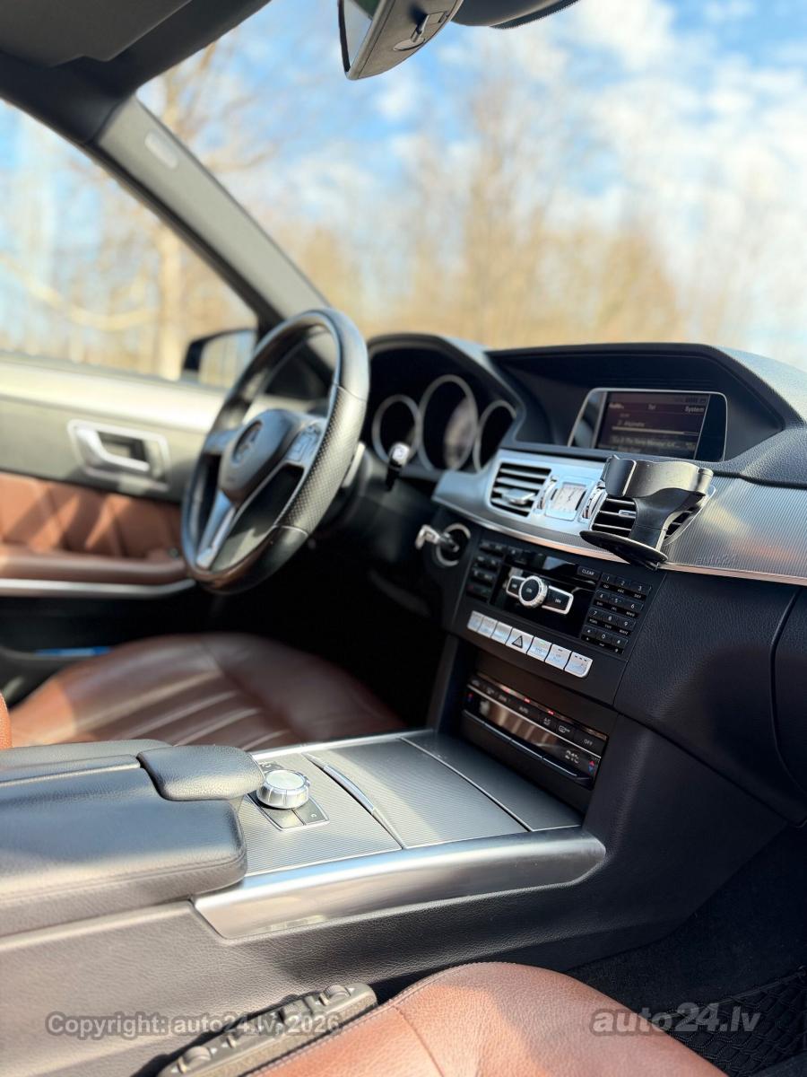 Black Mercedes-Benz E-Class 2015 in Parnu, with an engine capacity of 2.10 L and mileage of 439 thousand km for 7500 €, photo 17 on AUTOMOTO.COM.LV
