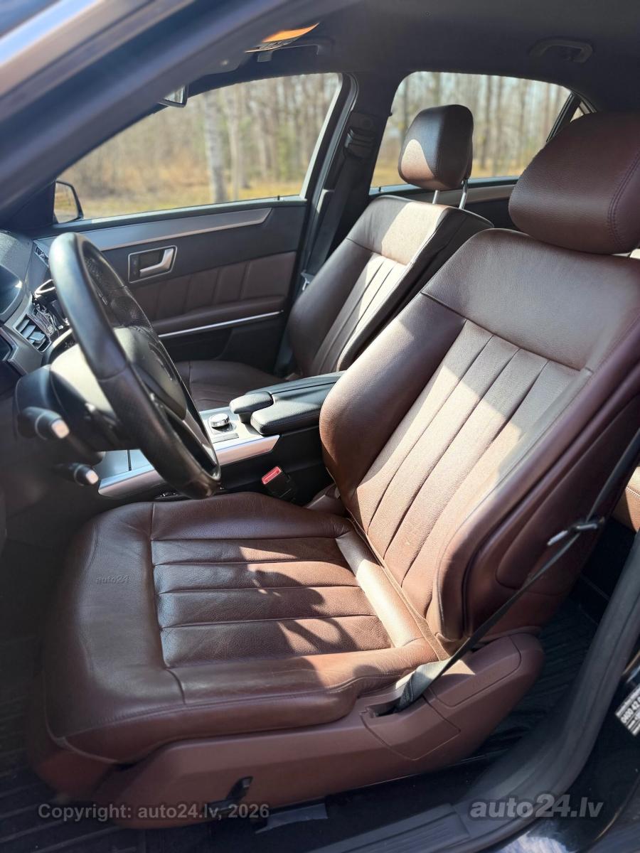 Black Mercedes-Benz E-Class 2015 in Parnu, with an engine capacity of 2.10 L and mileage of 439 thousand km for 7500 €, photo 20 on AUTOMOTO.COM.LV