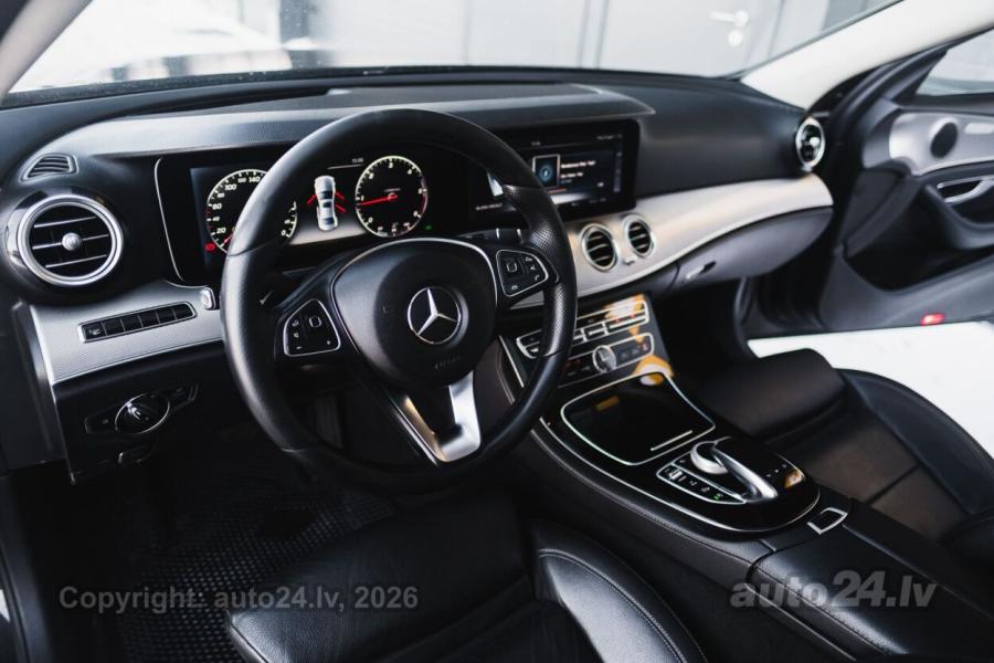 Black Mercedes-Benz E-Class 2017 in Tallinn, with an engine capacity of 2.00 L and mileage of 0 thousand km for 11990 €, photo 16 on AUTOMOTO.COM.LV