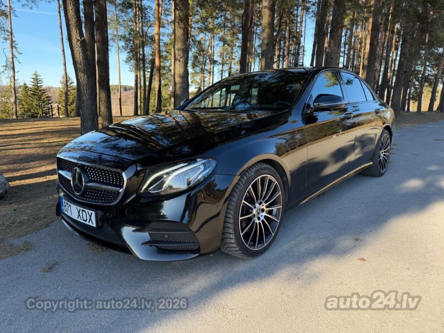 Black Mercedes-Benz E-Class 2017 in Tallinn, with an engine capacity of 2.00 L and mileage of 193 thousand km for 24700 €, photo 1 on AUTOMOTO.COM.LV