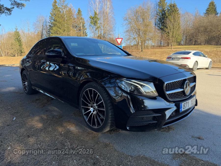 Black Mercedes-Benz E-Class 2017 in Tallinn, with an engine capacity of 2.00 L and mileage of 193 thousand km for 24700 €, photo 2 on AUTOMOTO.COM.LV