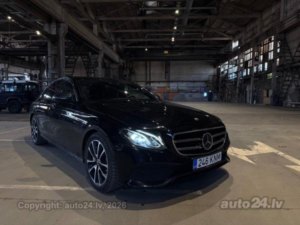 Black Mercedes-Benz E-Class 2017 in Tallinn, with an engine capacity of 3.50 L and mileage of 110 thousand km for 28900 €, photo 1 on AUTOMOTO.COM.LV