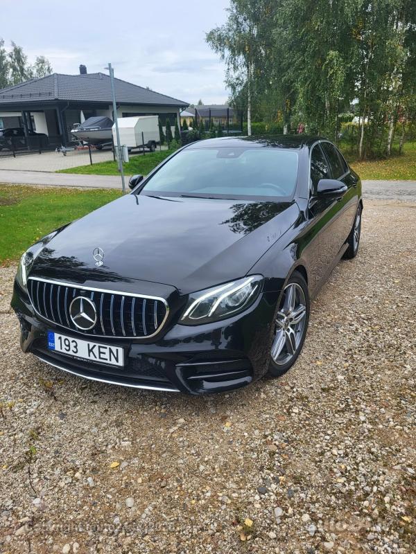 Mercedes-Benz E-Class 2018 Tallina vietnÄ Melns Mercedes-Benz E-Class 2018 Tallina, ar dzinÄja tilpumu 2.00 L un nobraukumu 160 tÅ«kst. km par 24800 ā¬, foto 1 vietnÄ AUTOMOTO.COM.LV