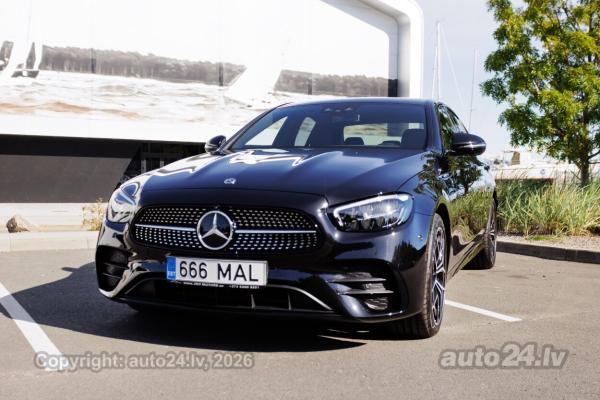 Black Mercedes-Benz E-Class 2022 in Tallinn, with an engine capacity of 2.00 L and mileage of 59 thousand km for 42500 €, photo 2 on AUTOMOTO.COM.LV