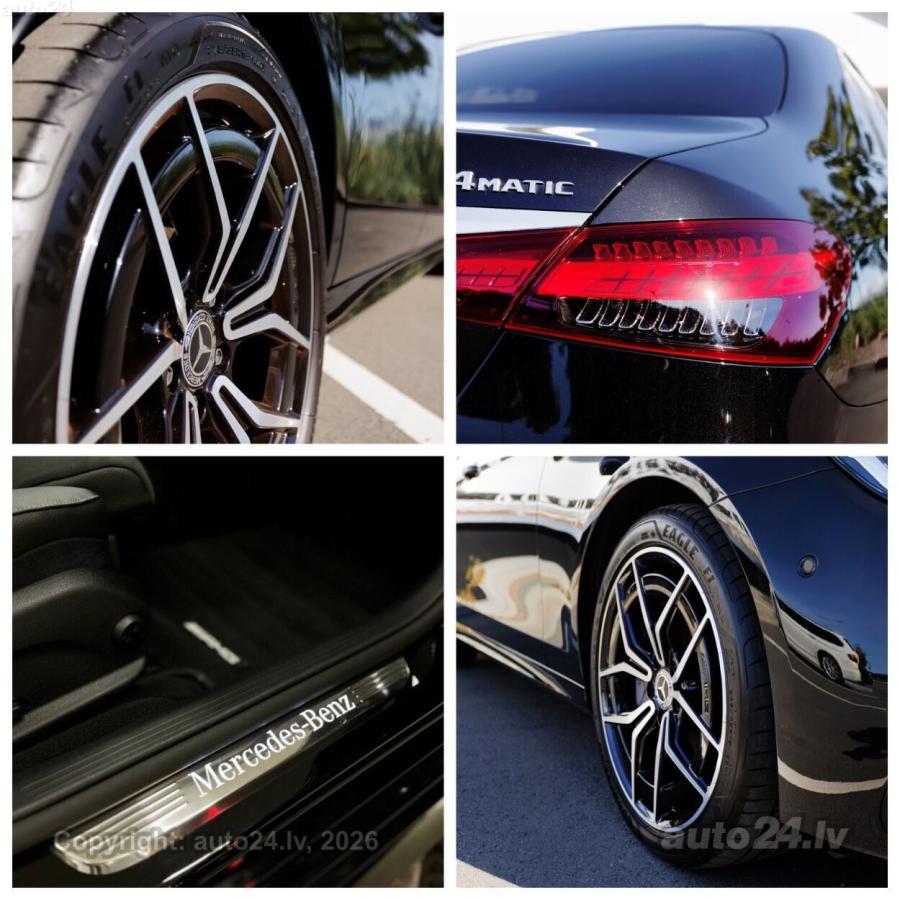 Black Mercedes-Benz E-Class 2022 in Tallinn, with an engine capacity of 2.00 L and mileage of 59 thousand km for 42500 €, photo 7 on AUTOMOTO.COM.LV