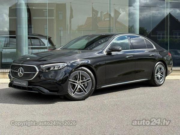 Melns Mercedes-Benz E-Class 2024 Tallina, ar dzinēja tilpumu 2.00 L un nobraukumu 17 tūkst. km par 57950 €, foto 1 vietnē AUTOMOTO.COM.LV