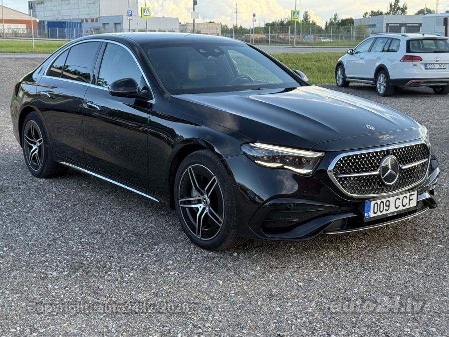 Black Mercedes-Benz E-Class 2024 in Viljandi, with an engine capacity of 2.00 L and mileage of 60 thousand km for 59999 €, photo 3 on AUTOMOTO.COM.LV