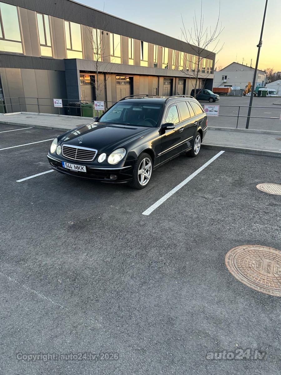 Melns Mercedes-Benz E-Class 2004 Tallina, ar dzinēja tilpumu 3.20 L un nobraukumu 335 tūkst. km par 4000 €, foto 1 vietnē AUTOMOTO.COM.LV