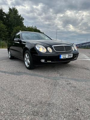 Melns Mercedes-Benz E-Class 2004 Tallina, ar dzinēja tilpumu 2.10 L un nobraukumu 430 tūkst. km par 2000 €, foto  vietnē AUTOMOTO.COM.LV