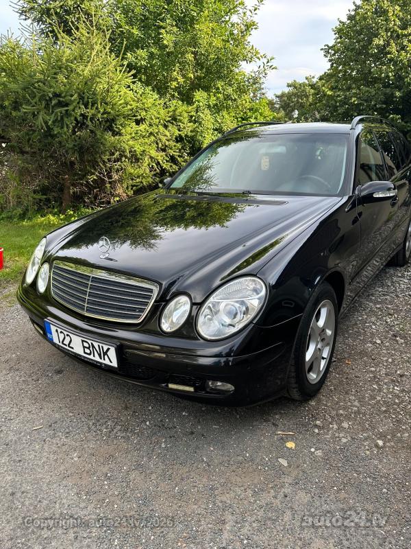 Black Mercedes-Benz E-Class 2004 in Tallinn, with an engine capacity of 2.10 L and mileage of 430 thousand km for 2000 €, photo 2 on AUTOMOTO.COM.LV
