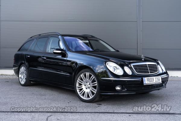 Black Mercedes-Benz E-Class 2005 in Tallinn, with an engine capacity of 3.20 L and mileage of 255 thousand km for 6990 €, photo 1 on AUTOMOTO.COM.LV