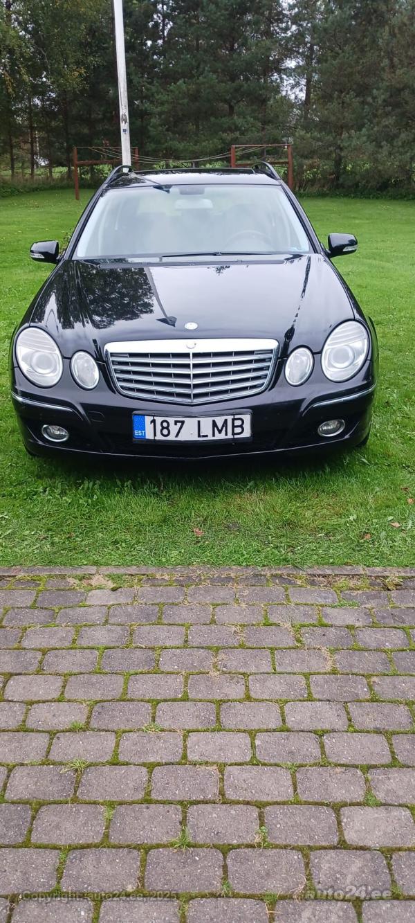 Black Mercedes-Benz E-Class 2007 in Tallinn, with an engine capacity of 2.10 L and mileage of 270 thousand km for 4700 €, photo 11 on AUTOMOTO.COM.LV