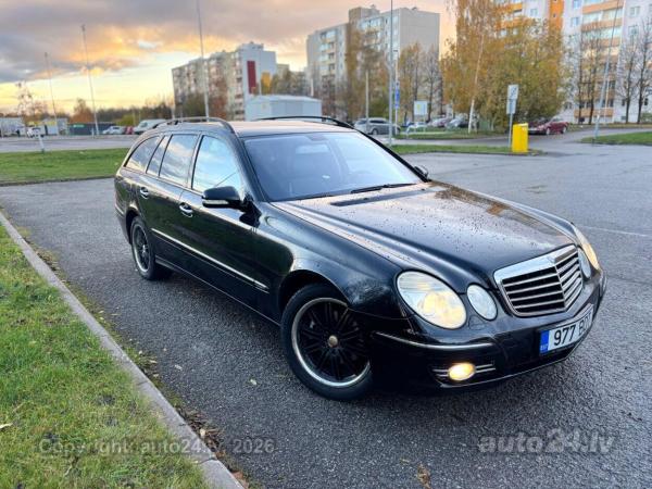 Black Mercedes-Benz E-Class 2007 in Tallinn, with an engine capacity of 2.10 L and mileage of 378 thousand km for 2299 €, photo 1 on AUTOMOTO.COM.LV
