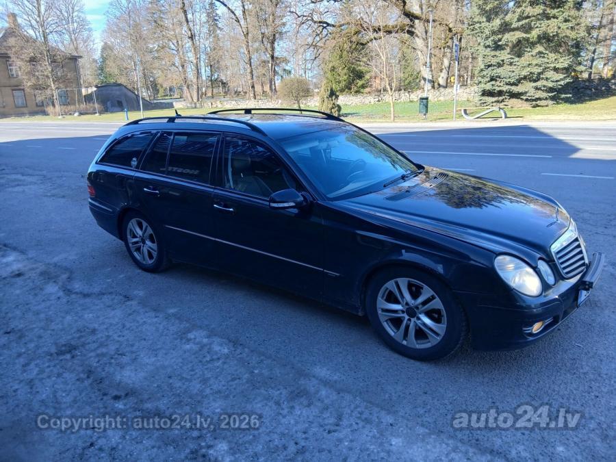 Black Mercedes-Benz E-Class 2007 in Tallinn, with an engine capacity of 3.00 L and mileage of 0 thousand km for 1999 €, photo 4 on AUTOMOTO.COM.LV