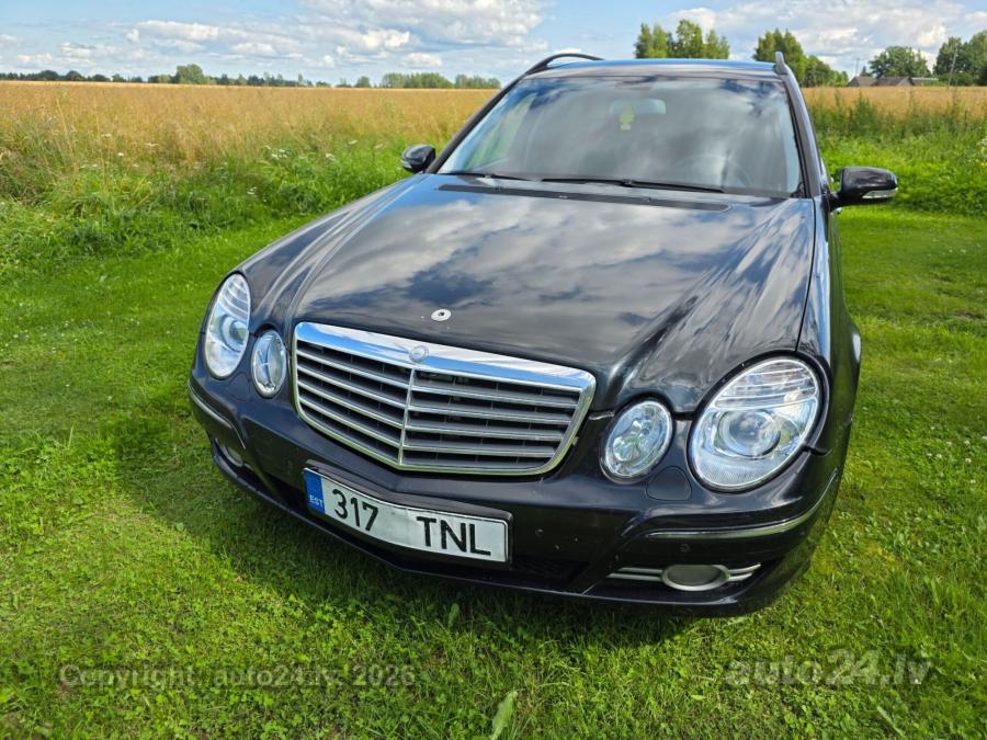 Black Mercedes-Benz E-Class 2007 in Tartu, with an engine capacity of 2.10 L and mileage of 308 thousand km for 4500 €, photo 1 on AUTOMOTO.COM.LV