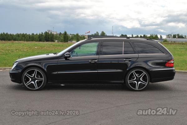 Black Mercedes-Benz E-Class 2007 in Tallinn, with an engine capacity of 2.10 L and mileage of 355 thousand km for 6000 €, photo 9 on AUTOMOTO.COM.LV