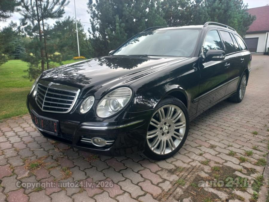 Melns Mercedes-Benz E-Class 2007 Tartu, ar dzinēja tilpumu 3.20 L un nobraukumu 313 tūkst. km par 5900 €, foto 1 vietnē AUTOMOTO.COM.LV
