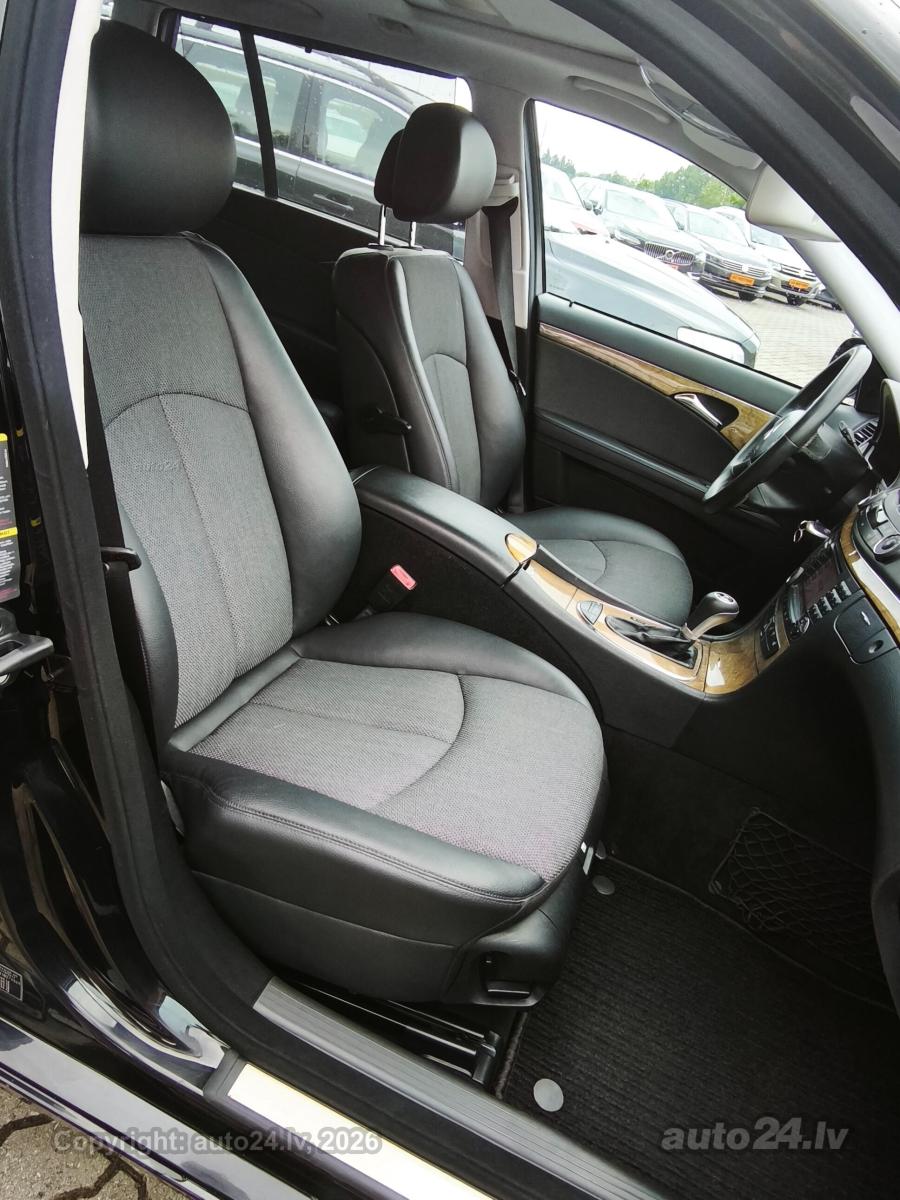 Melns Mercedes-Benz E-Class 2008 Tartu, ar dzinēja tilpumu 2.10 L un nobraukumu 320 tūkst. km par 4790 €, foto 5 vietnē AUTOMOTO.COM.LV