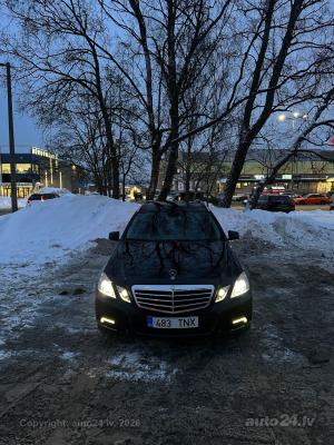 Black Mercedes-Benz E-Class 2009 in Tallinn, with an engine capacity of 3.00 L and mileage of 316 thousand km for 7800 €, photo 5 on AUTOMOTO.COM.LV