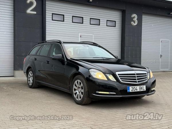 Black Mercedes-Benz E-Class 2010 in Tallinn, with an engine capacity of 2.10 L and mileage of 315 thousand km for 5500 €, photo 1 on AUTOMOTO.COM.LV