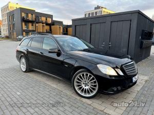 Melns Mercedes-Benz E-Class 2010 Tartu, ar dzinēja tilpumu 2.10 L un nobraukumu 290 tūkst. km par 6499 €, foto  vietnē AUTOMOTO.COM.LV
