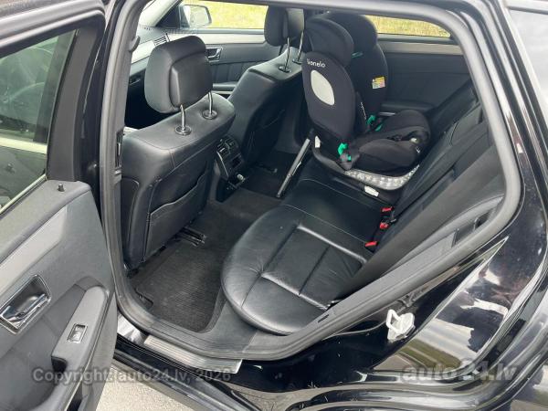 Black Mercedes-Benz E-Class 2010 in Tallinn, with an engine capacity of 2.10 L and mileage of 360 thousand km for 6999 €, photo 8 on AUTOMOTO.COM.LV