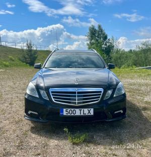 Black Mercedes-Benz E-Class 2010 in Tallinn, with an engine capacity of 2.10 L and mileage of 320 thousand km for 9000 €, photo 3 on AUTOMOTO.COM.LV