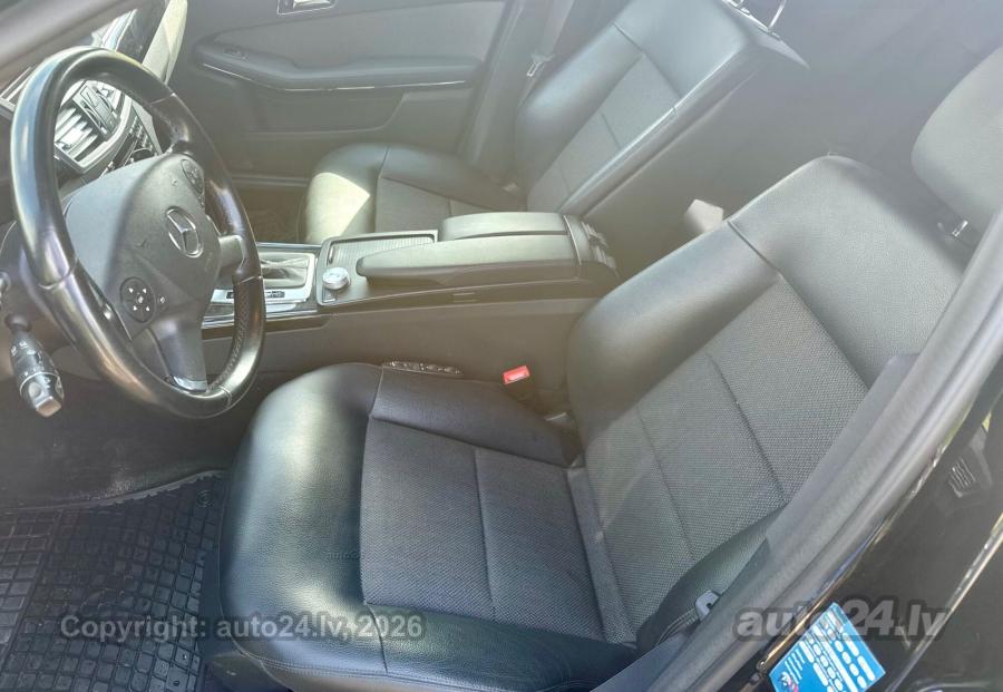 Black Mercedes-Benz E-Class 2010 in Tallinn, with an engine capacity of 2.10 L and mileage of 320 thousand km for 9000 €, photo 11 on AUTOMOTO.COM.LV