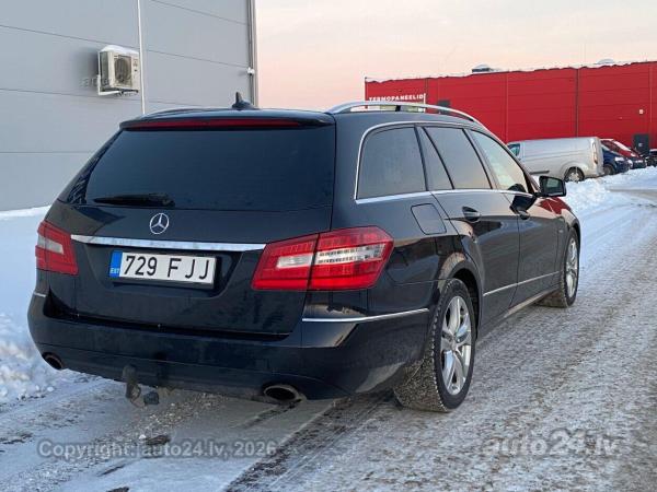 Black Mercedes-Benz E-Class 2011 in Tartu, with an engine capacity of 3.00 L and mileage of 304 thousand km for 9490 €, photo 6 on AUTOMOTO.COM.LV