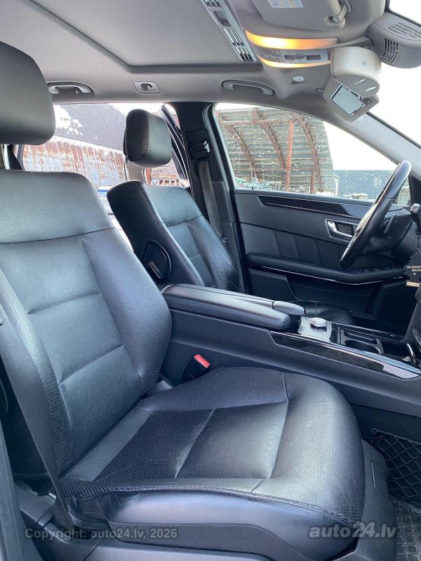 Black Mercedes-Benz E-Class 2011 in Tartu, with an engine capacity of 3.00 L and mileage of 304 thousand km for 9490 €, photo 11 on AUTOMOTO.COM.LV