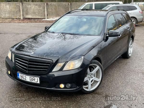 Black Mercedes-Benz E-Class 2011 in Tartu, with an engine capacity of 2.20 L and mileage of 371 thousand km for 4999 €, photo 1 on AUTOMOTO.COM.LV