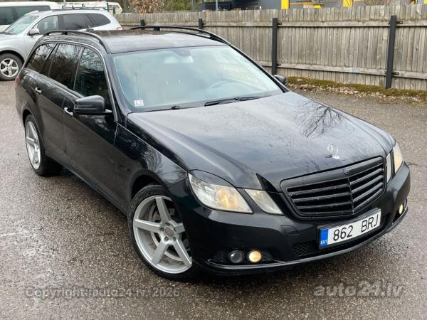Black Mercedes-Benz E-Class 2011 in Tartu, with an engine capacity of 2.20 L and mileage of 371 thousand km for 4999 €, photo 3 on AUTOMOTO.COM.LV