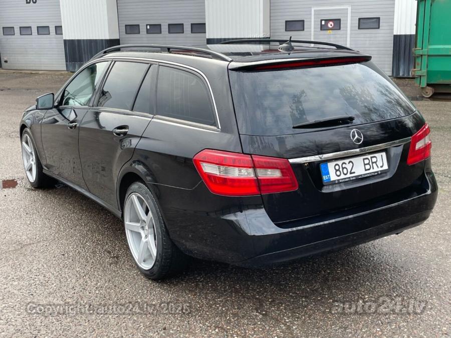 Black Mercedes-Benz E-Class 2011 in Tartu, with an engine capacity of 2.20 L and mileage of 371 thousand km for 4999 €, photo 13 on AUTOMOTO.COM.LV