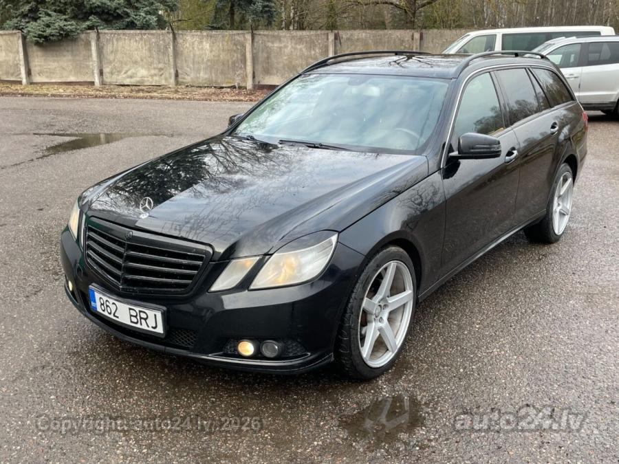 Black Mercedes-Benz E-Class 2011 in Tartu, with an engine capacity of 2.20 L and mileage of 371 thousand km for 4999 €, photo 15 on AUTOMOTO.COM.LV