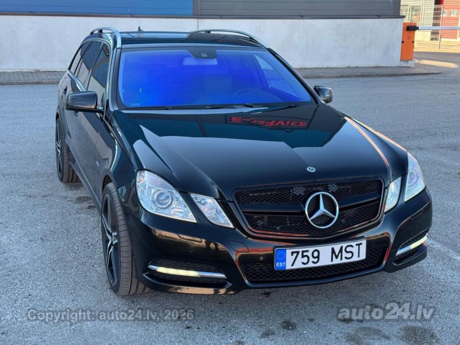 Black Mercedes-Benz E-Class 2011 in Tartu, with an engine capacity of 3.00 L and mileage of 326 thousand km for 9500 €, photo 1 on AUTOMOTO.COM.LV
