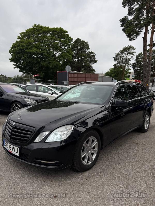 Black Mercedes-Benz E-Class 2012 in Tallinn, with an engine capacity of 2.10 L and mileage of 296 thousand km for 6999 €, photo 1 on AUTOMOTO.COM.LV