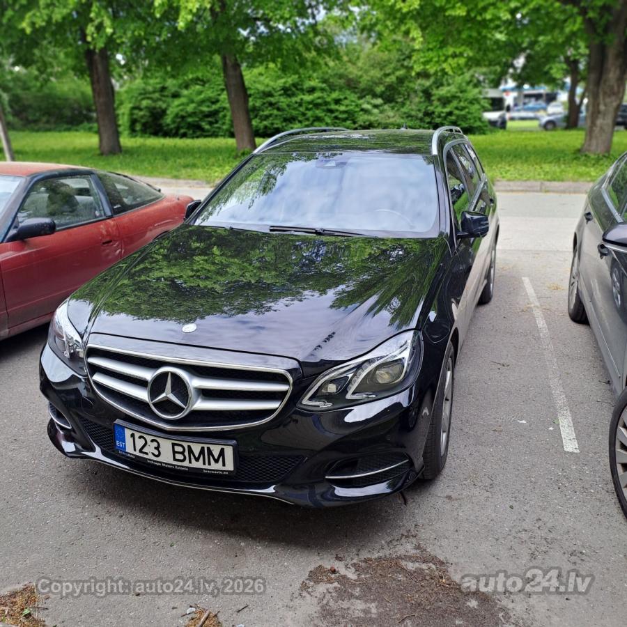 Black Mercedes-Benz E-Class 2013 in Tallinn, with an engine capacity of 2.10 L and mileage of 204 thousand km for 8800 €, photo 1 on AUTOMOTO.COM.LV