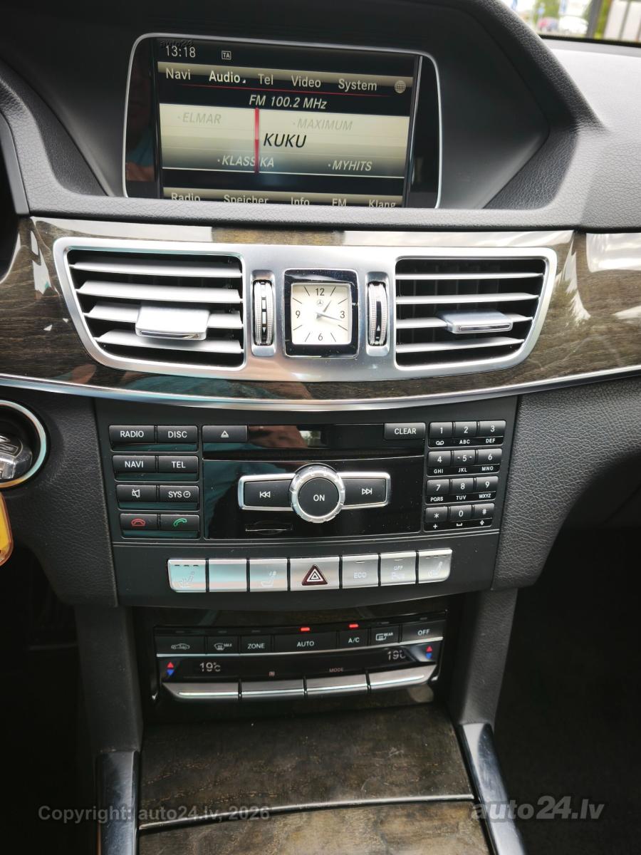 Melns Mercedes-Benz E-Class 2013 Tartu, ar dzinēja tilpumu 2.10 L un nobraukumu 271 tūkst. km par 11490 €, foto 10 vietnē AUTOMOTO.COM.LV