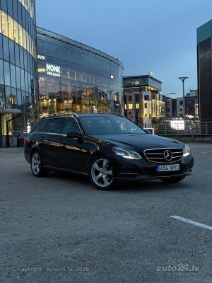 Melns Mercedes-Benz E-Class 2013 Tartu, ar dzinēja tilpumu 2.10 L un nobraukumu 280 tūkst. km par 7800 €, foto  vietnē AUTOMOTO.COM.LV