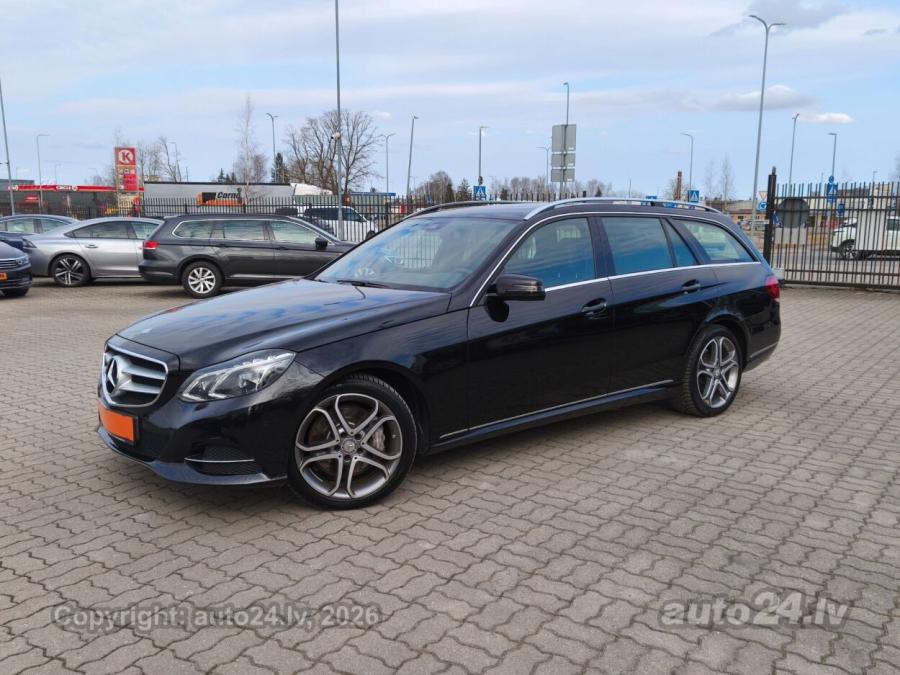 Black Mercedes-Benz E-Class 2014 in Tartu, with an engine capacity of 3.00 L and mileage of 220 thousand km for 13990 €, photo 1 on AUTOMOTO.COM.LV