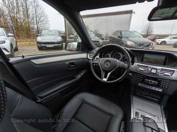Black Mercedes-Benz E-Class 2014 in Tartu, with an engine capacity of 3.00 L and mileage of 220 thousand km for 13990 €, photo 9 on AUTOMOTO.COM.LV