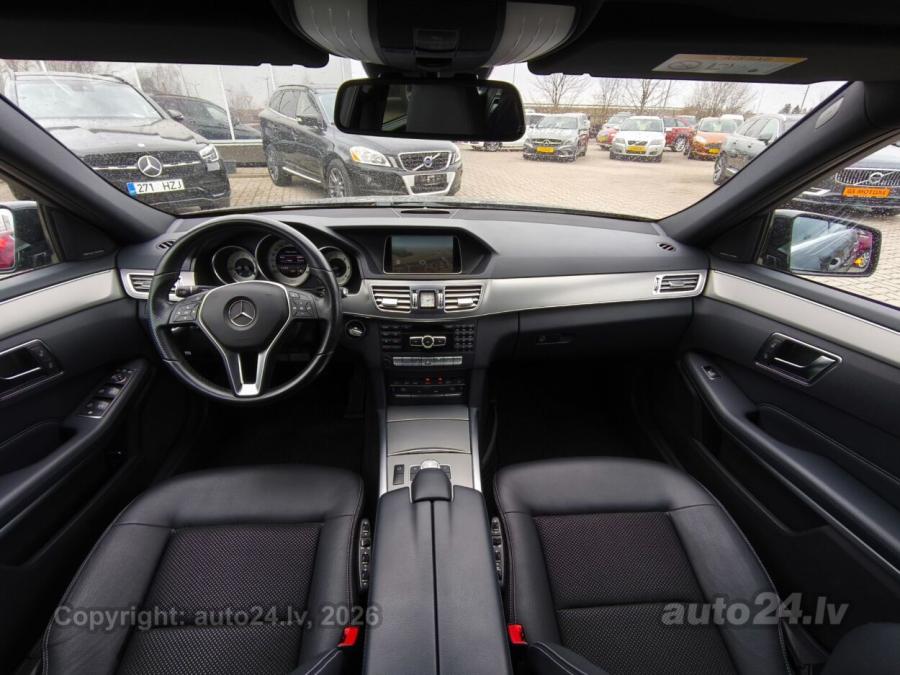 Black Mercedes-Benz E-Class 2014 in Tartu, with an engine capacity of 3.00 L and mileage of 220 thousand km for 13990 €, photo 10 on AUTOMOTO.COM.LV