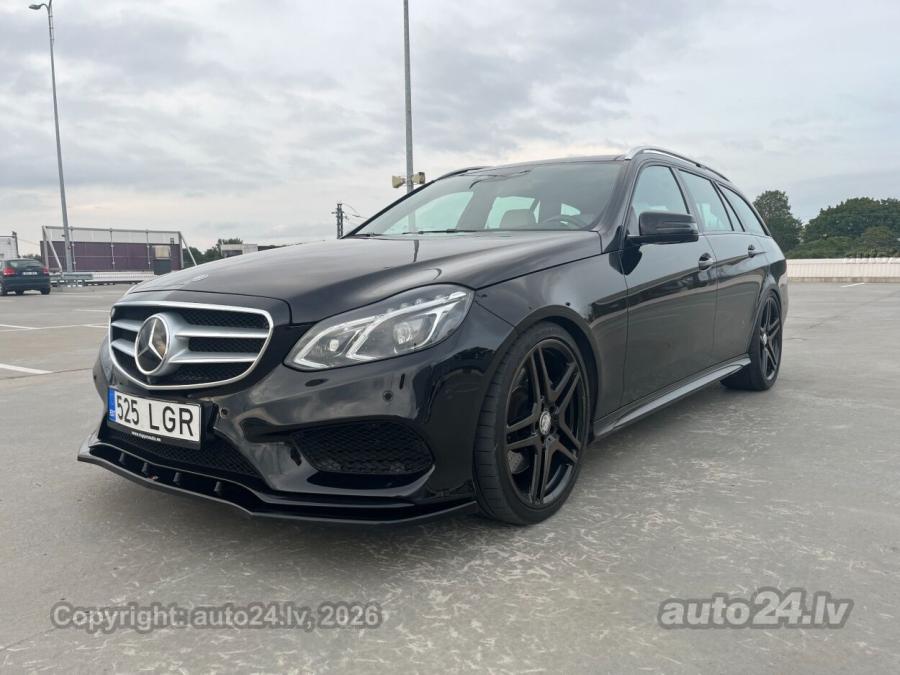 Black Mercedes-Benz E-Class 2015 in Tallinn, with an engine capacity of 4.70 L and mileage of 294 thousand km for 14900 €, photo 6 on AUTOMOTO.COM.LV