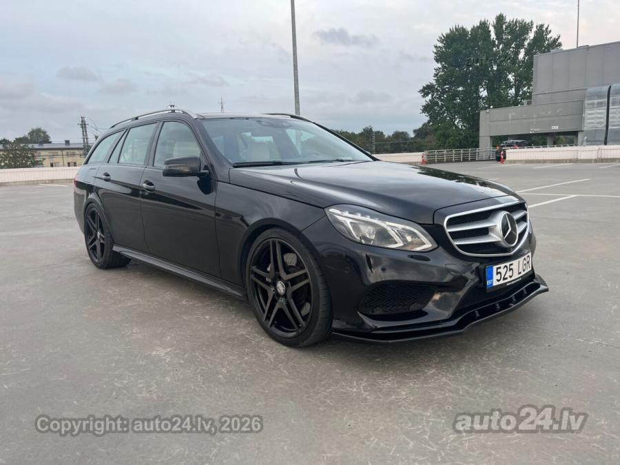 Black Mercedes-Benz E-Class 2015 in Tallinn, with an engine capacity of 4.70 L and mileage of 294 thousand km for 14900 €, photo 7 on AUTOMOTO.COM.LV