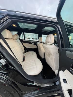 Black Mercedes-Benz E-Class 2015 in Tallinn, with an engine capacity of 4.70 L and mileage of 294 thousand km for 14900 €, photo 16 on AUTOMOTO.COM.LV